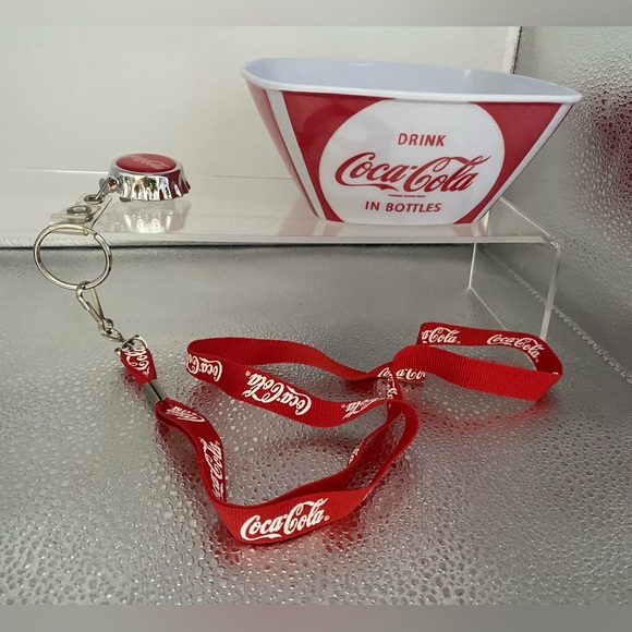 Coca Cola | Kitchen | Coca Cola Candy Dish With Lanyard | Poshmark